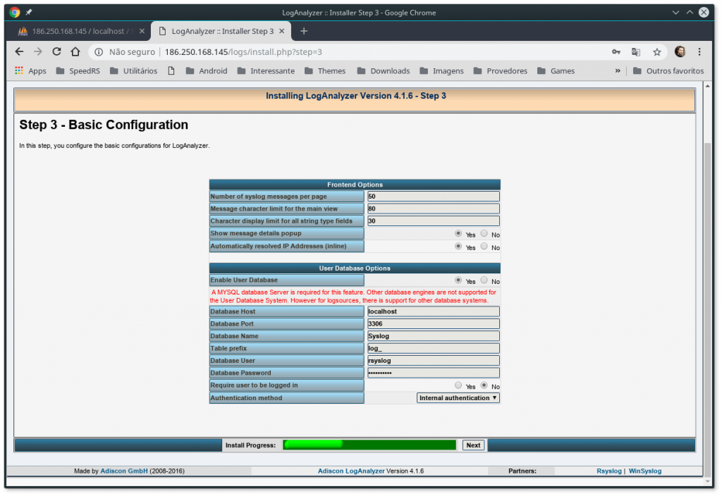 Acessando logs do rsyslog via web com Log Analyzer - Remontti