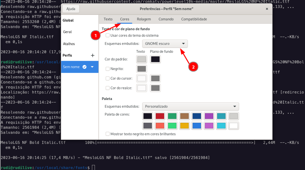 Um pouco do meu ambiente de trabalho com Debian 12 Bookworm e Gnome 43 ...