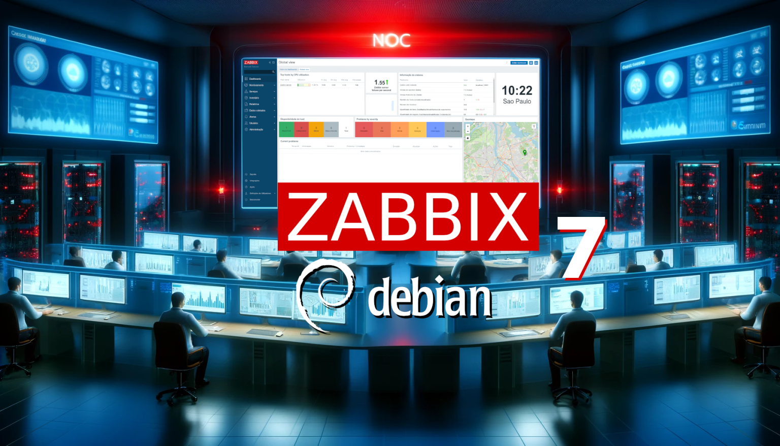 Guia completo para instalar e configurar Zabbix 7 LTS no Debian 12 Bookworm com NGINX e ...